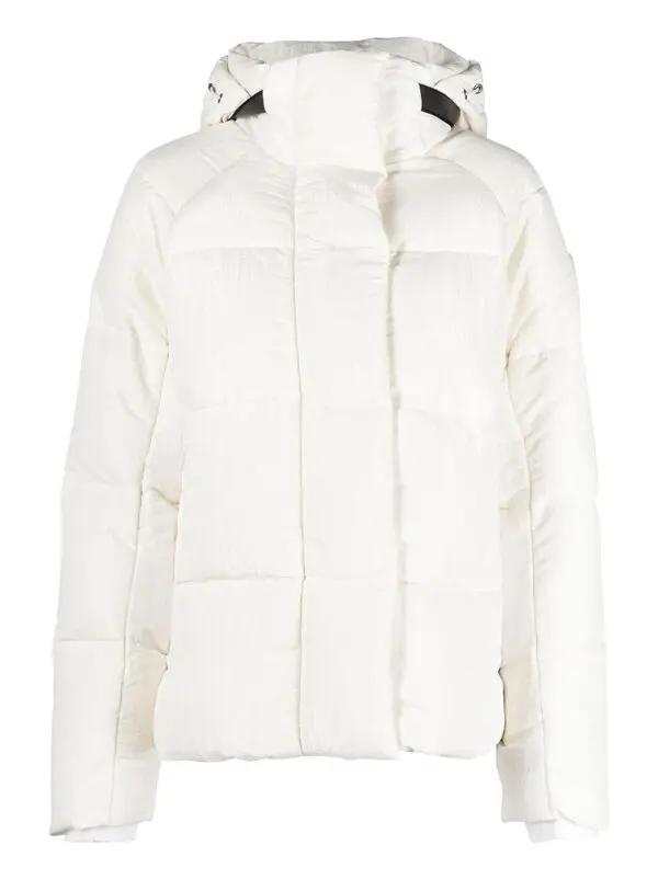 Canada Goose Logo-patch Puffer Jacket - White