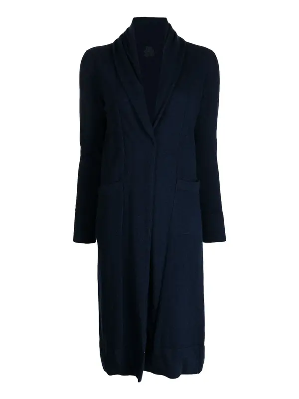 TEDDY CASHMERE Venezia Open-front Cashmere Cardigan-coat - Blue
