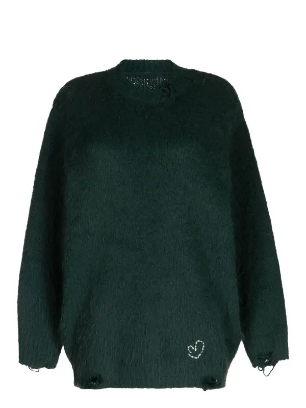 ADER ERROR Brushed Jumper - Green