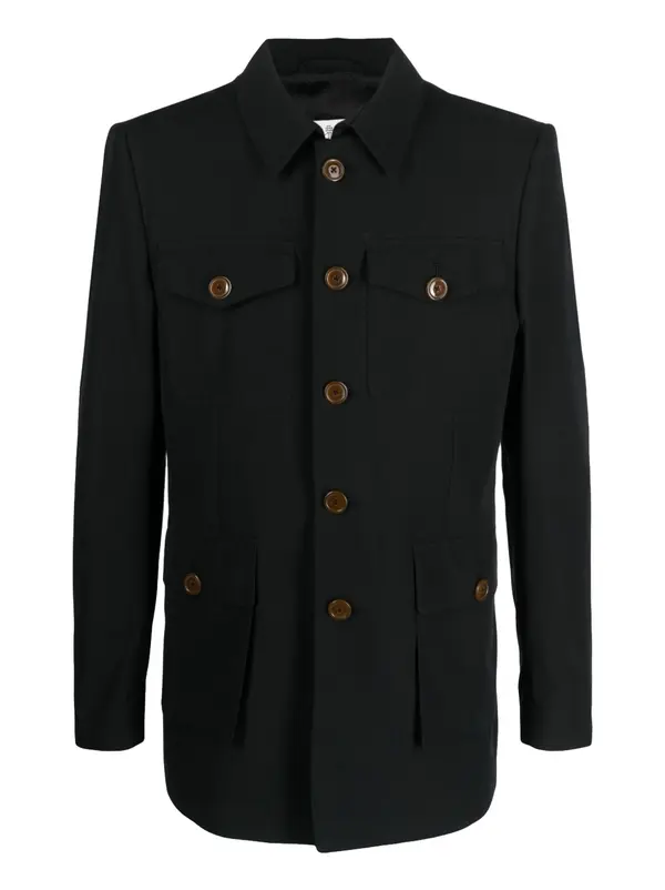 VIVIENNE WESTWOOD Sang Cotton Shirt Jacket - Black