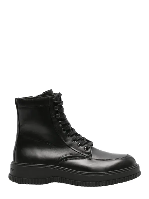 Tommy Hilfiger Everyday Leather Ankle Boots - Black