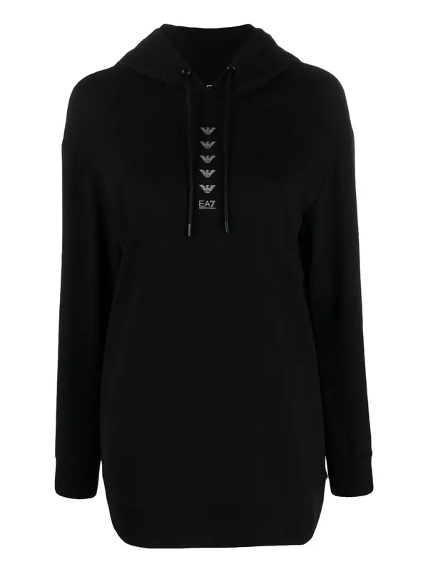 Emporio Armani Logo Hoodie - Black