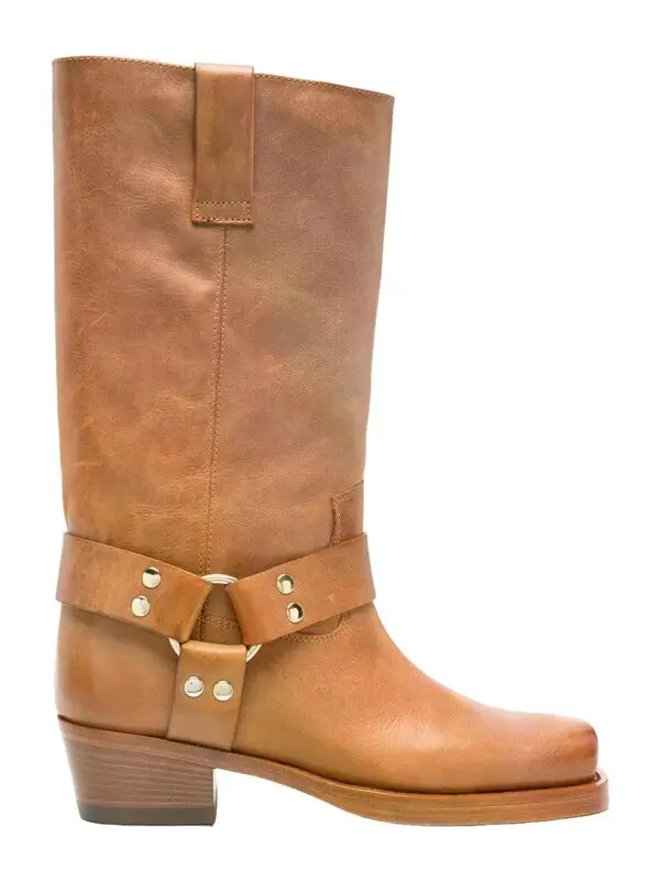 Paris Texas Roxy 50mm Leather Boots - Brown