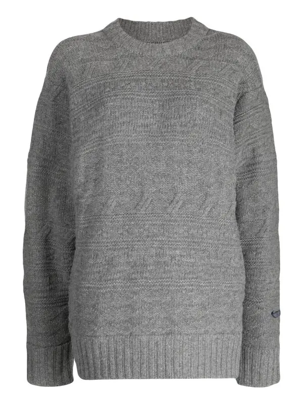 ADER ERROR Seltic Knitted Jumper - Grey
