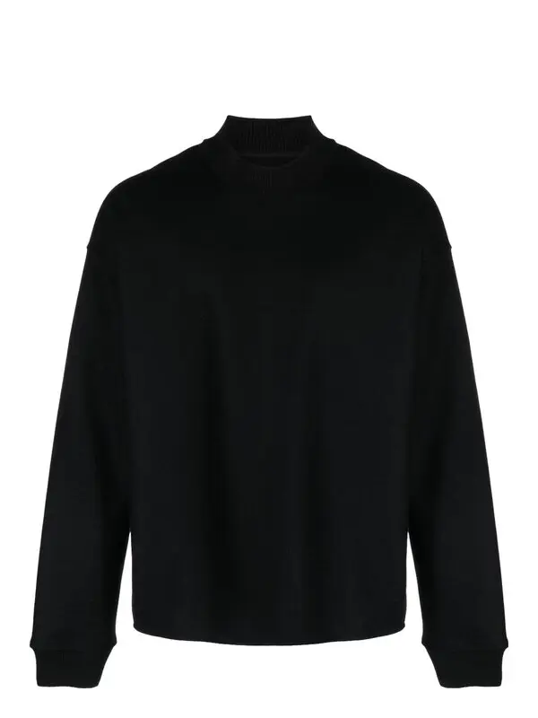 JIL SANDER Crew-neck Wool Jumper - Black