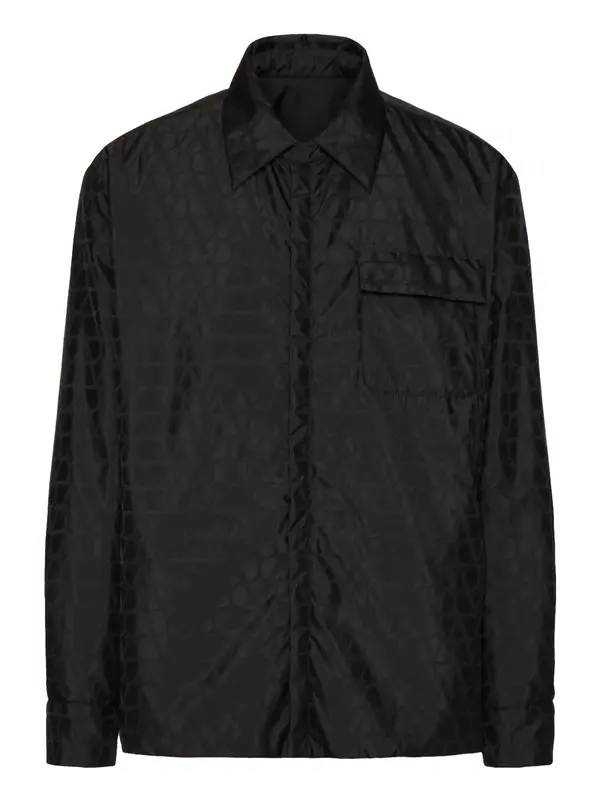 Valentino Garavani Toile Iconographe Reversible Jacket - Black