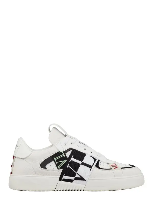 Valentino Garavani Vl7n Calf Leather Sneakers - White