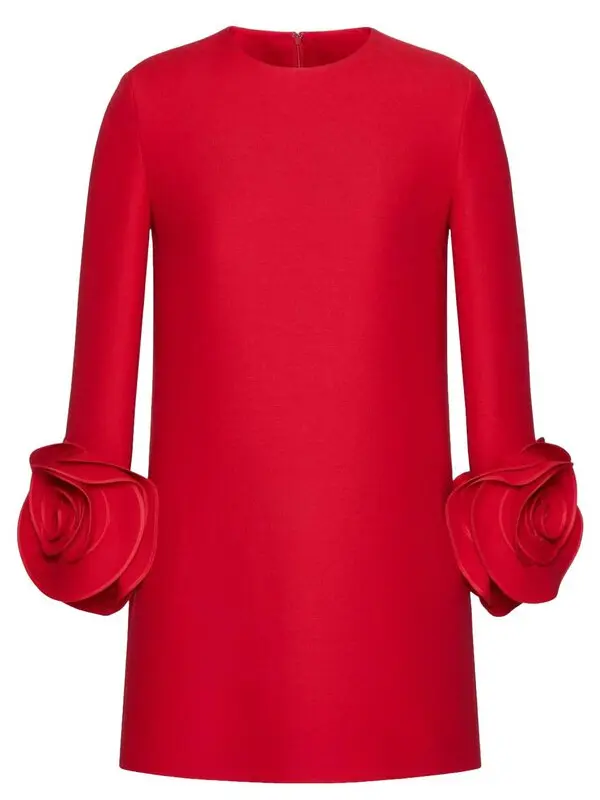 Valentino Garavani Crepe Couture Minidress - Red