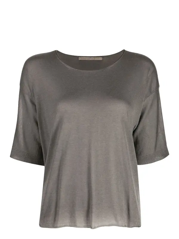 Transit Ribbed-cuff T-shirt - Grey