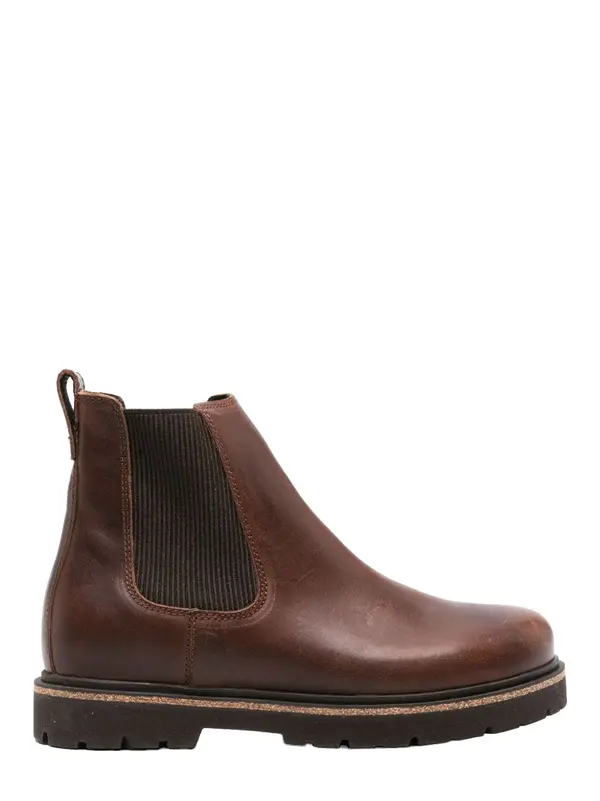 BIRKENSTOCK Highwood Leather Chelsea Boots - Brown
