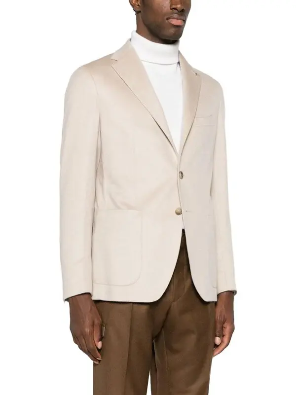 Tagliatore Single-breasted Cashmere Blazer - Neutrals