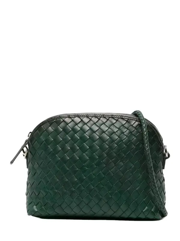 Dragon Diffusion Chunky Fellini Leather Crossbody Bag - Green