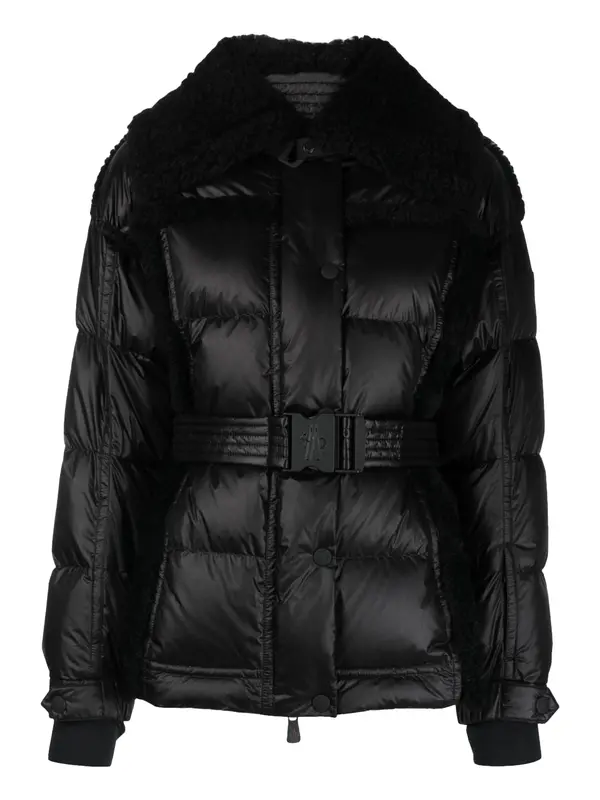 Moncler Biollay Belted Ski Jacket - Black