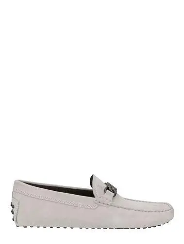 TOD'S Loafers In Leather - Grey