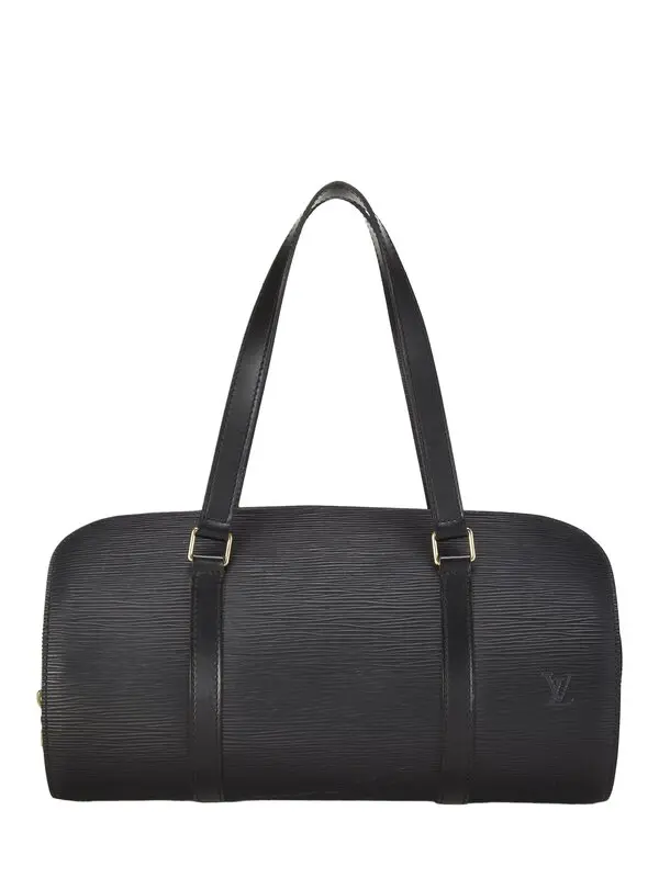 LOUIS VUITTON Epi Soufflot & Mini Set - Black