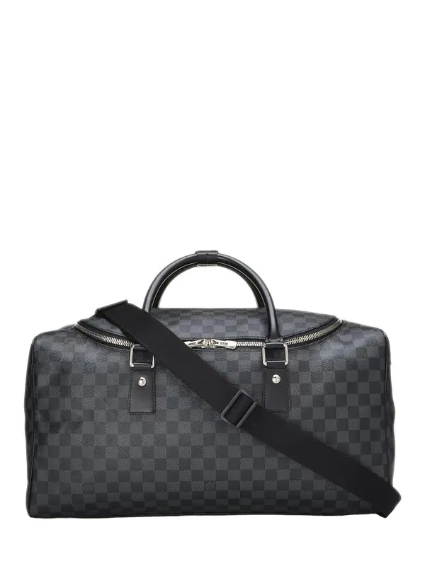 LOUIS VUITTON Damier Graphite Roadster Duffle - Black