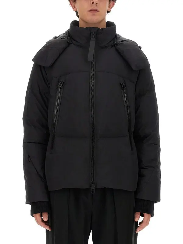 JG1 Zip-up Oversized Jacket - Black