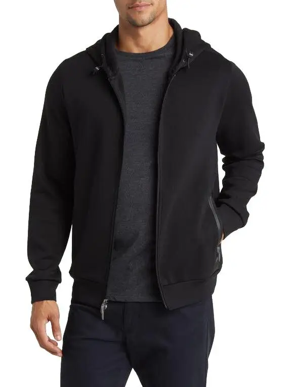 Robert Barakett Brixton Zip Hoodie - Black