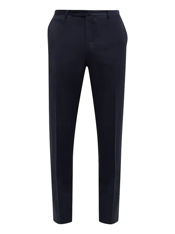Incotex Batavia Stretch Twill Dress Pants - Blu Scuro