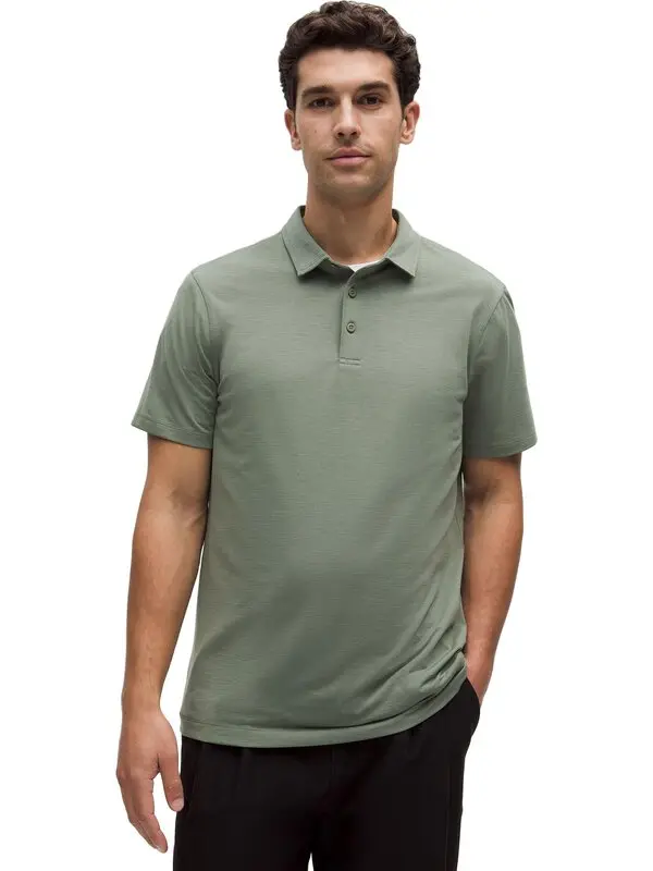 Lululemon Evolution Short-sleeve Polo Shirt - Willow Leaf