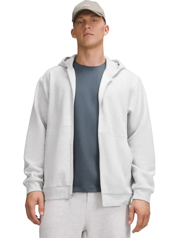 Lululemon Steady State Full-zip Hoodie - Heathered Core Ultra Light Grey