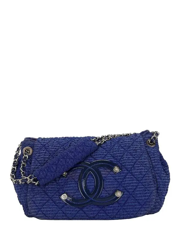 Chanel Nylon Flap Bag - Blue