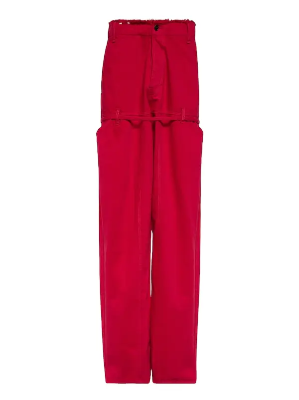 Jacquemus Le De Nîmes Wide-leg Jeans - Red