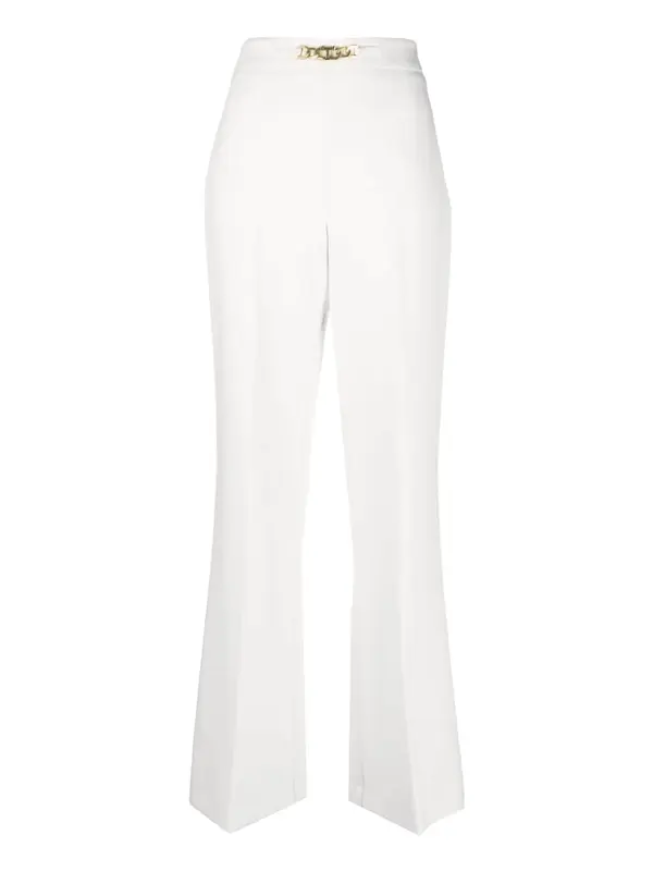 TWINSET Flared Trousers - White