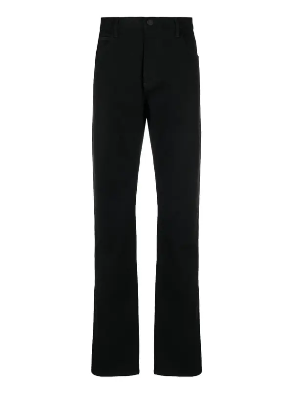 Giorgio Armani Mid-rise Straight Jeans - Black