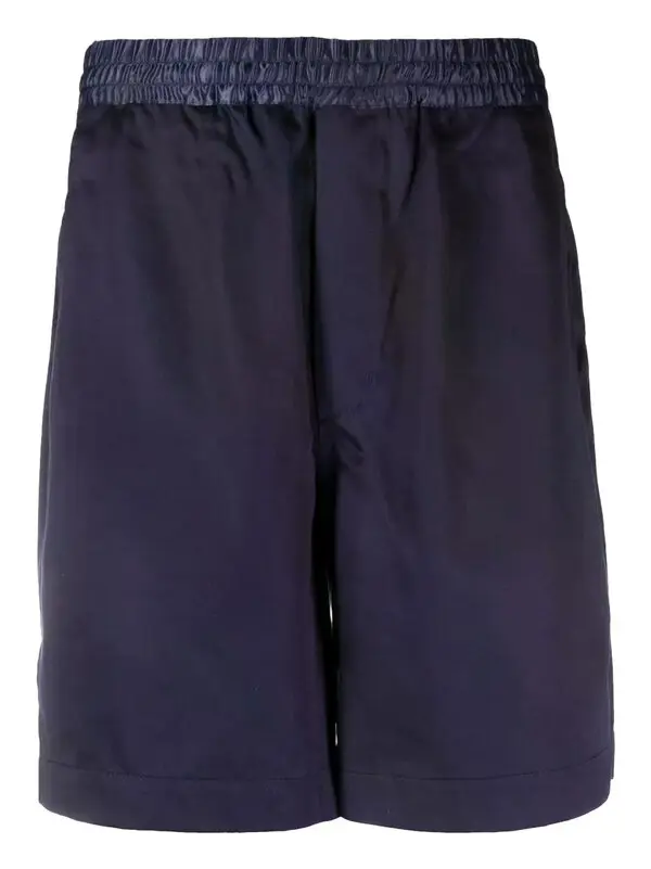 CDLP Elasticated-waist Satin-finish Shorts - Blue