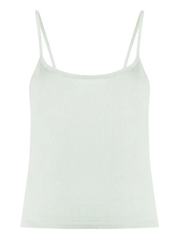 TEDDY CASHMERE Rapallo Tank Top - Green