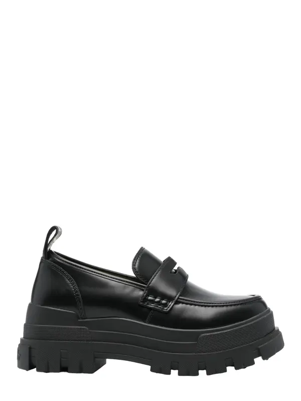 BUFFALO Aspha Platform-sole Loafers - Black