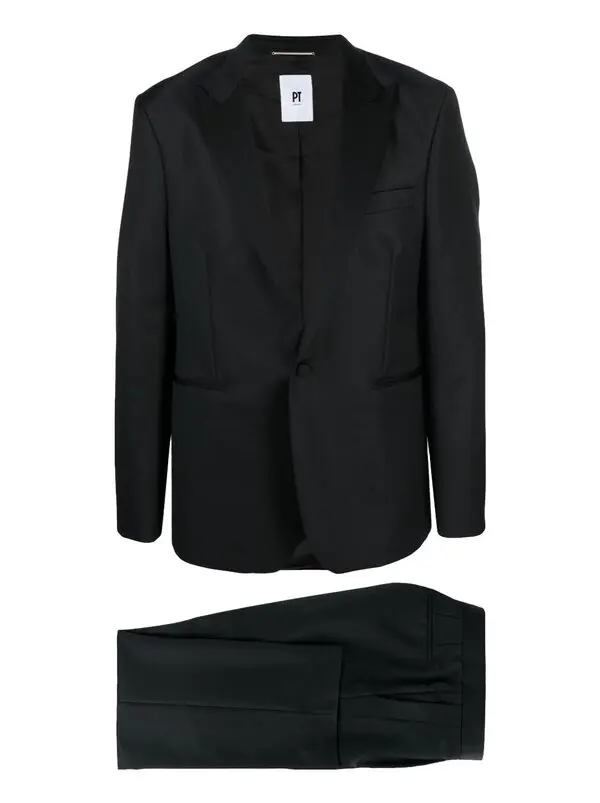 PT TORINO Single-breasted Suit - Black