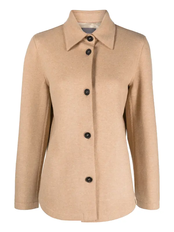 Lorena Antoniazzi Single-breasted Wool-cashmere Jacket - Neutrals