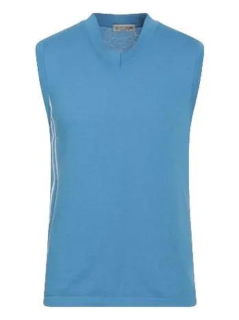 DANIELE ALESSANDRINI Sleeveless Sweater - Blue
