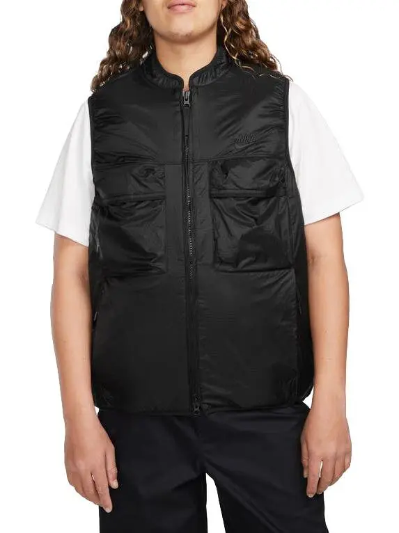 Nike Tech Fleece Water Repellent Utility Vest - Black/black