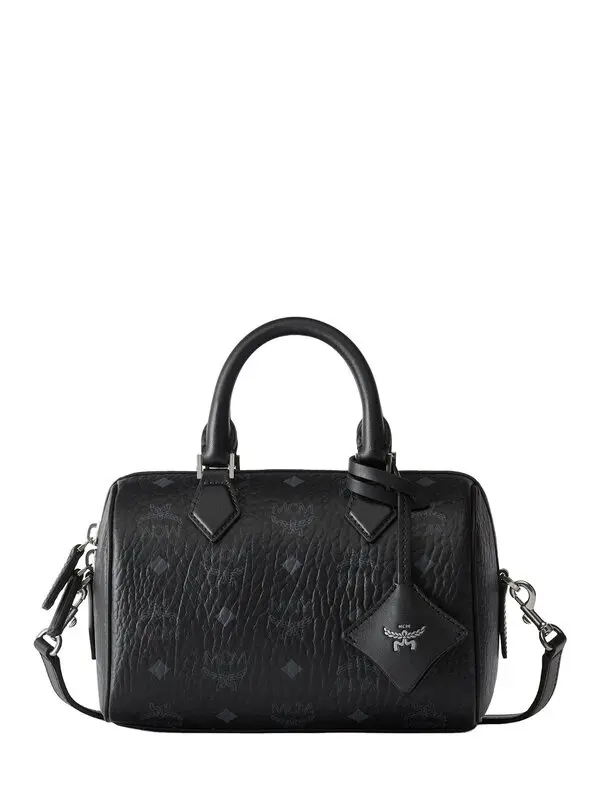 Mcm Ella Boston Bag - Black