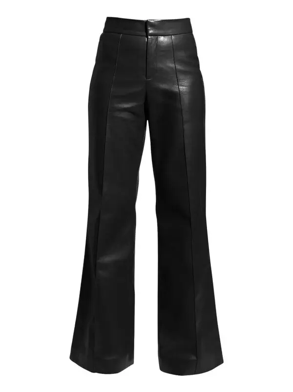 AS By DF Tell Me Lies Recycled Leather Pants - Black