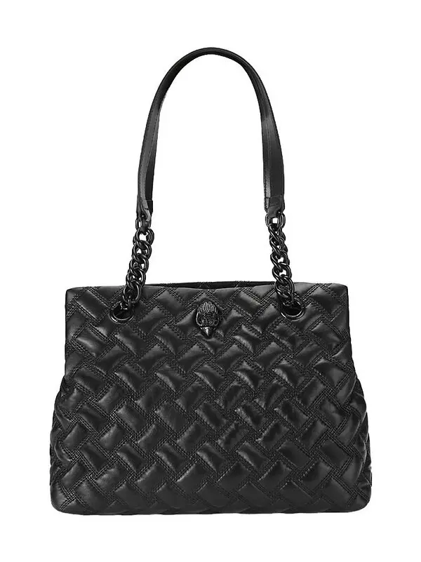 Kurt Geiger Kensington Large Leather Tote - Black