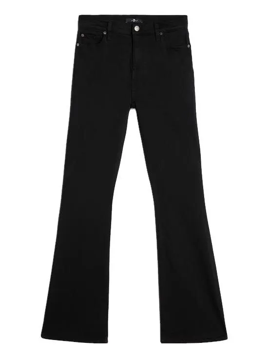 7 For All Mankind Slim Illusion High Waist Ali - Black