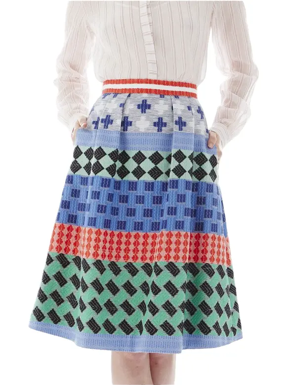 Novis The George Skirt - Blue / Multicolor