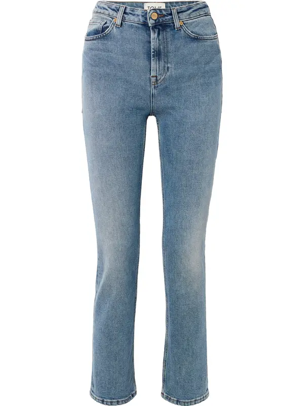 Tove Marlo High-rise Straight-leg Jeans - Blue
