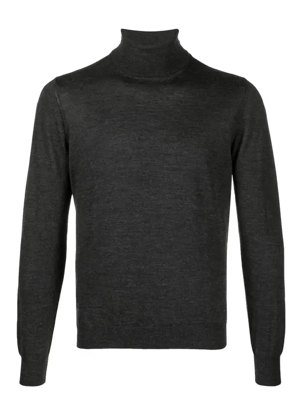 Tagliatore Roll-neck Jumper - Grey