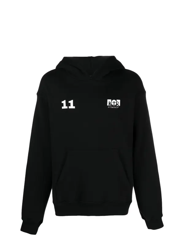 NAHMIAS X Kodak Vulture Logo-print Hoodie - Black