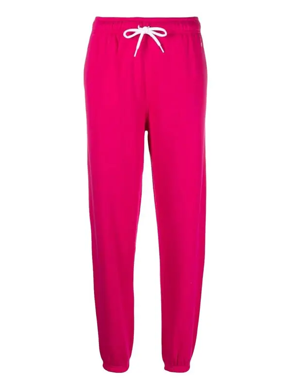 Polo Ralph Lauren Pony-embroidered Cotton-blend Track Pants - Pink