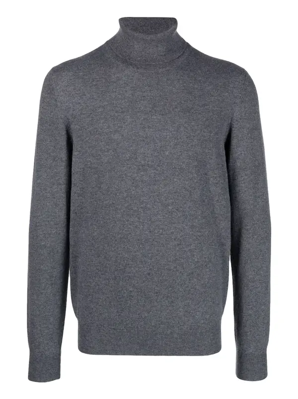 BARBA NAPOLI Mélange Cashmere Jumper - Grey