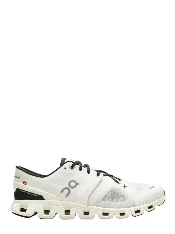 On Cloud X 3 Ivory Sneakers - White