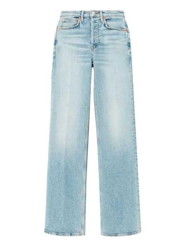 RE/DONE Straight-leg Jeans - Blue