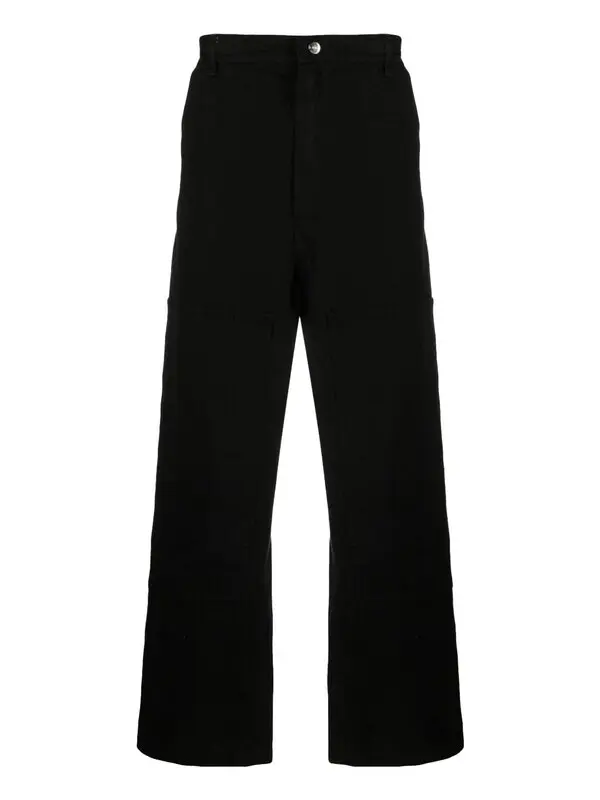 1989 STUDIO Ranch Side Snap-fastening Trousers - Black