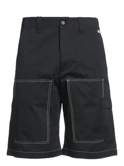 MSGM Gabardine Cargo Shorts - Black